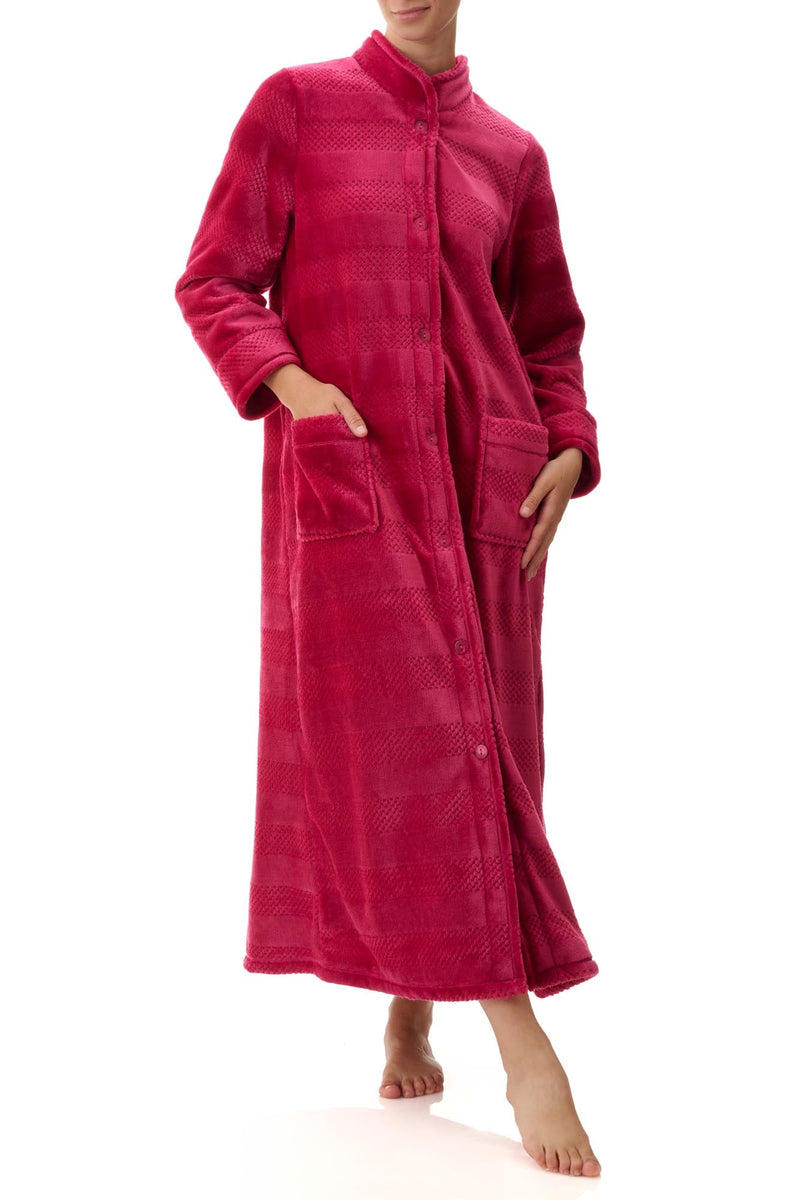 GIVONI LONG BUTTON GOWN – Burton's Clothing Co.