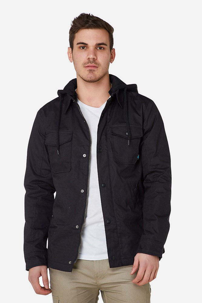 Mens Utility Jacket | Black – Burton's Clothing Co.