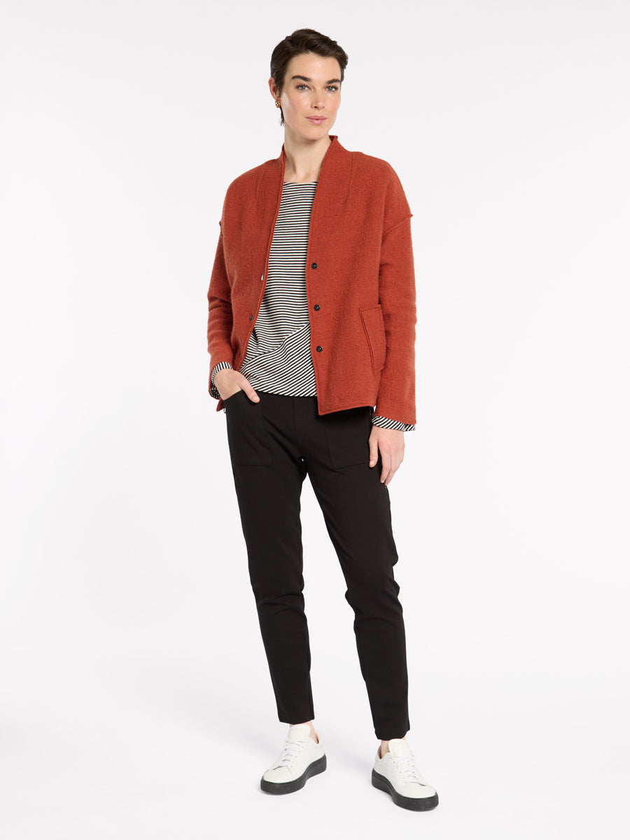 MARCO POLO BOILED WOOL JACKET – Burton's Clothing Co.