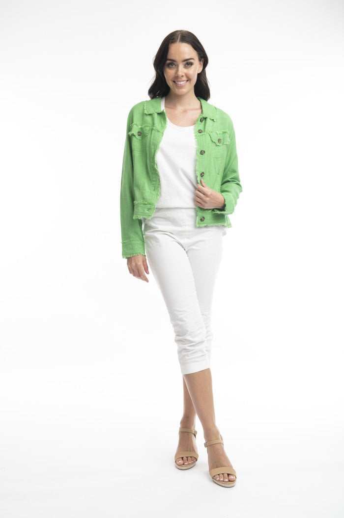 ORIENTIQUE-LINEN JACKET – Burton's Clothing Co.
