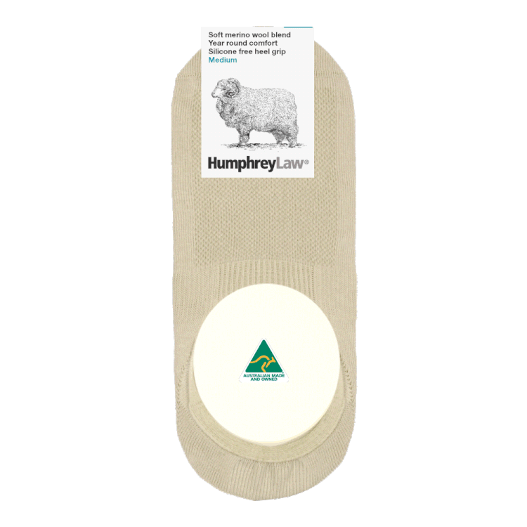 H/L Fine Merino Wool Invisible Sock/Silicone Free Heel Grip – Burton's ...