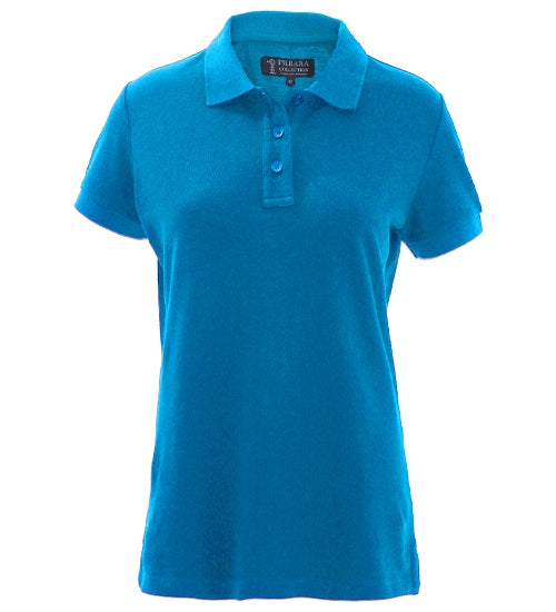 Pilbara Ladies Polo Shirt | Azure – Burton's Clothing Co.