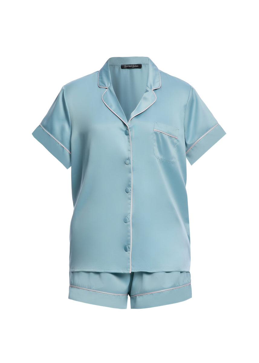 Short Satin PJ Set – Burton's Clothing Co.